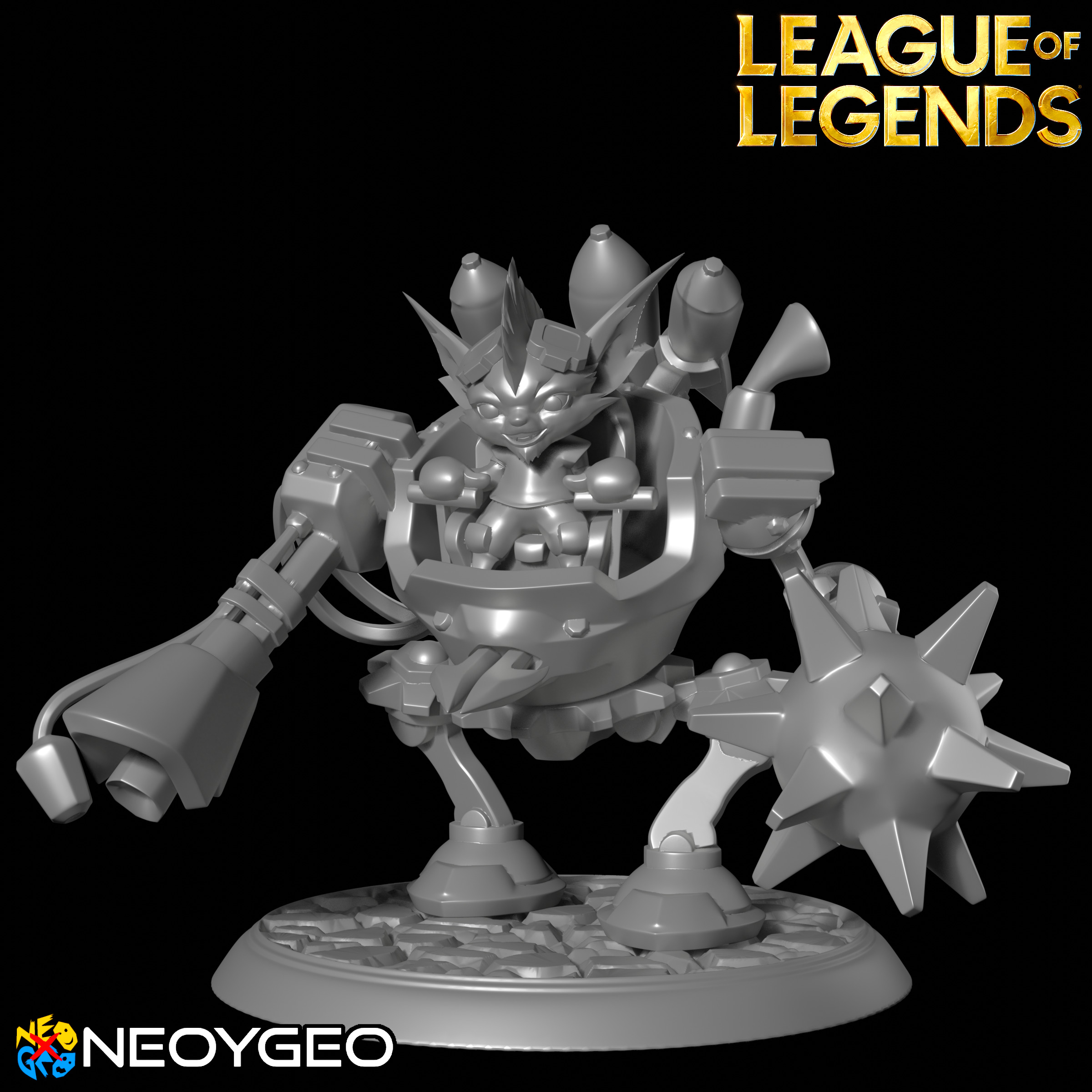 RUMBLE - LEAGUE OF LEGENDS 3D model 3D printable | CGTrader