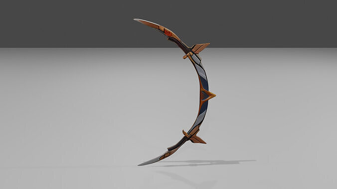 Fantasy Bow model free VR / AR / low-poly 3D model | CGTrader