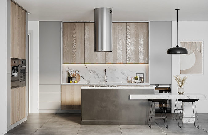 Kitchen 04 3D model | CGTrader