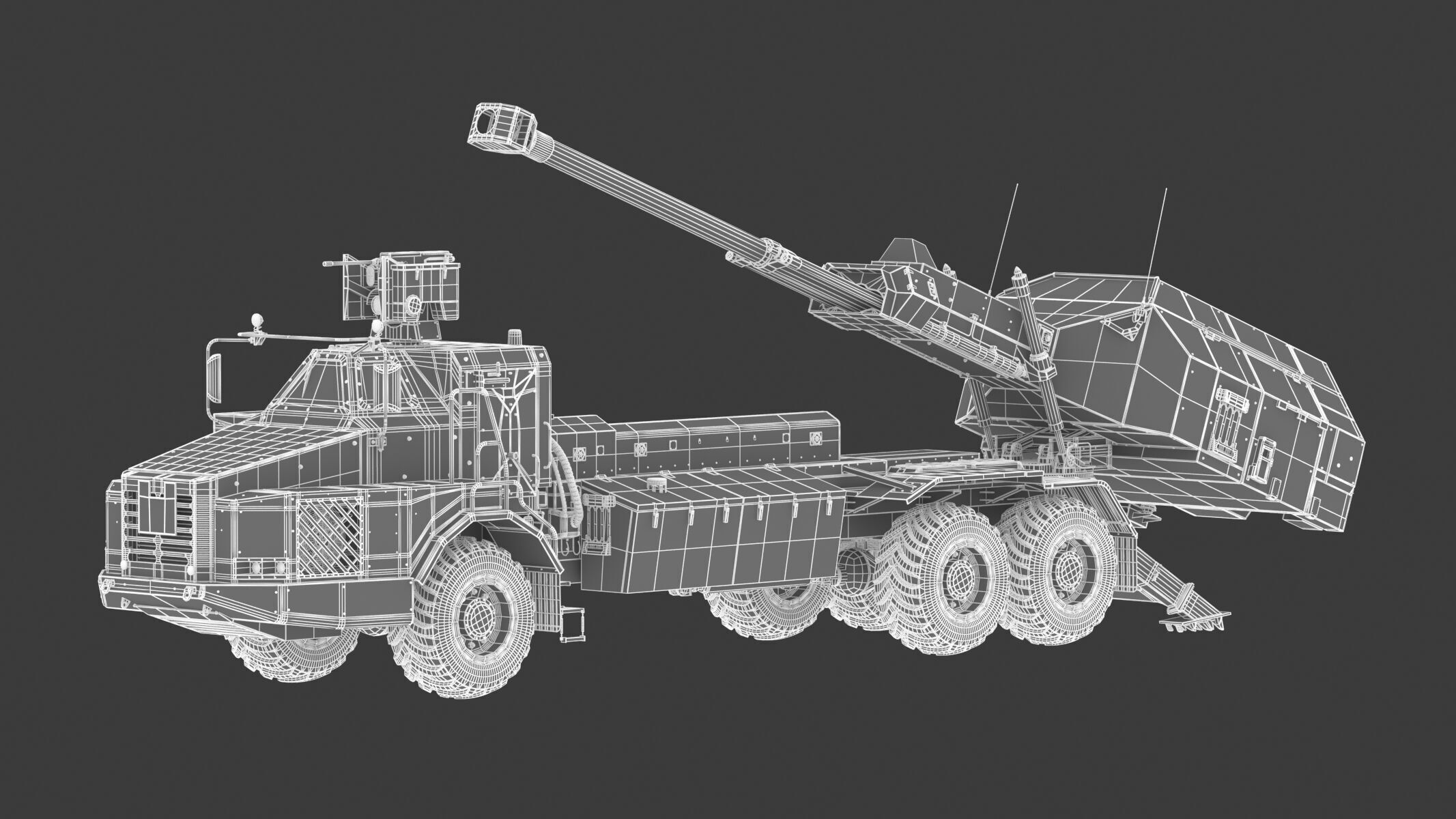 Archer Artillery System 3D model | CGTrader