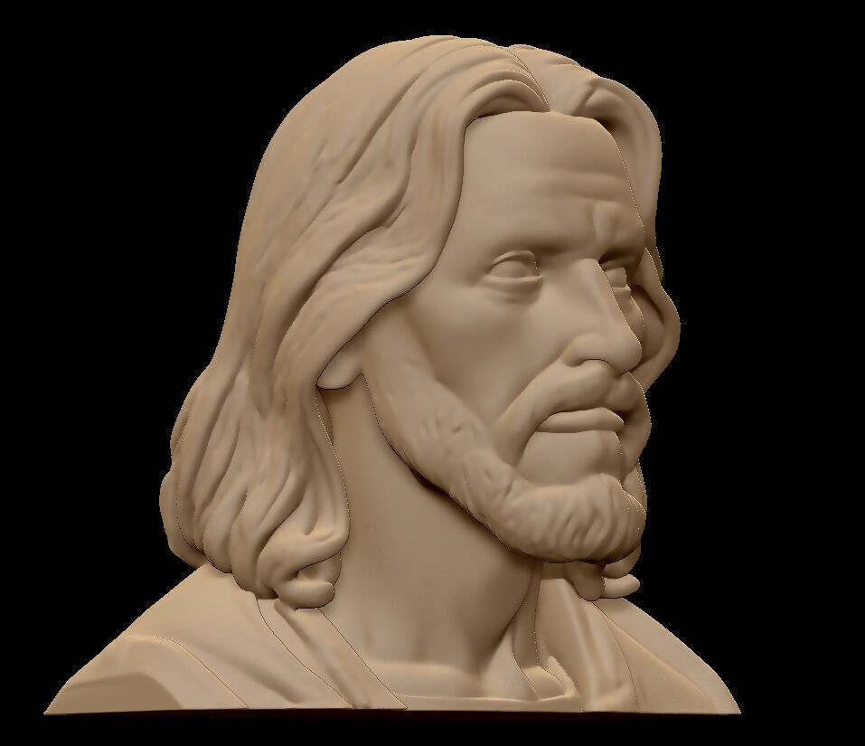Jesus Christ Bust STL 3D model Printable 3D model 3D printable | CGTrader