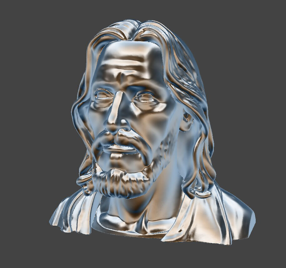 Jesus Christ Bust STL 3D model Printable 3D model 3D printable | CGTrader