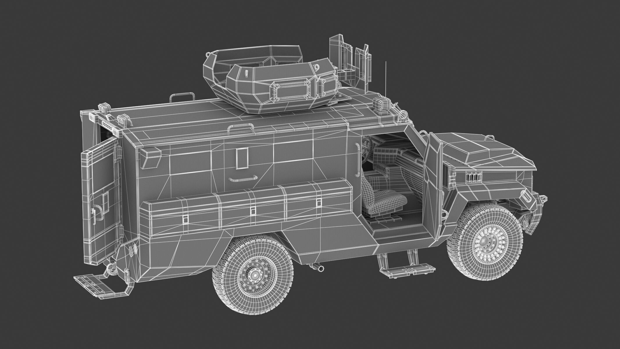 Lenco Bearcat G5 Tactical Armored Vehicle SWAT Truck 3D model | CGTrader