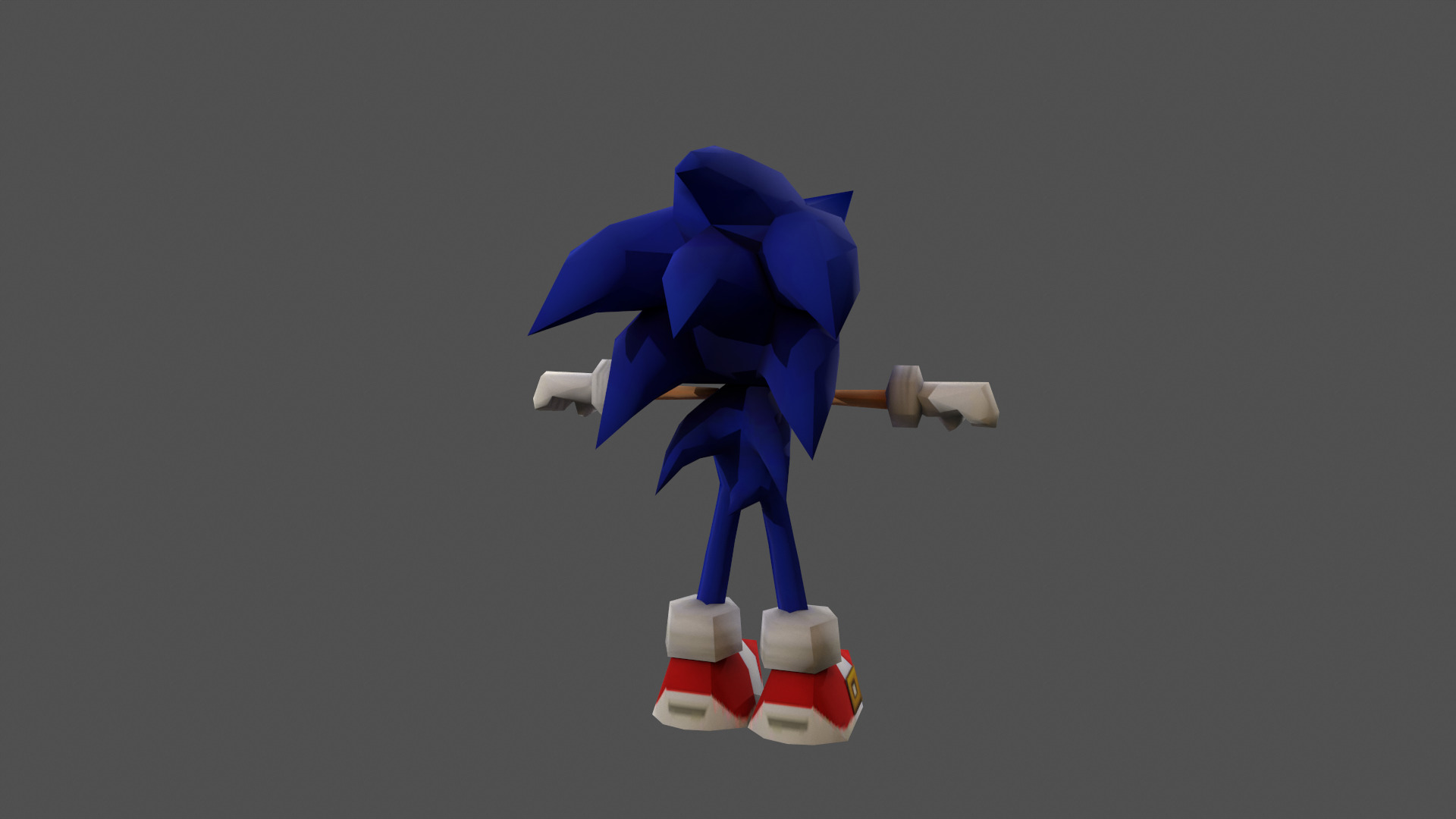 Sonic the hedgehog free VR / AR / low-poly 3D model | CGTrader