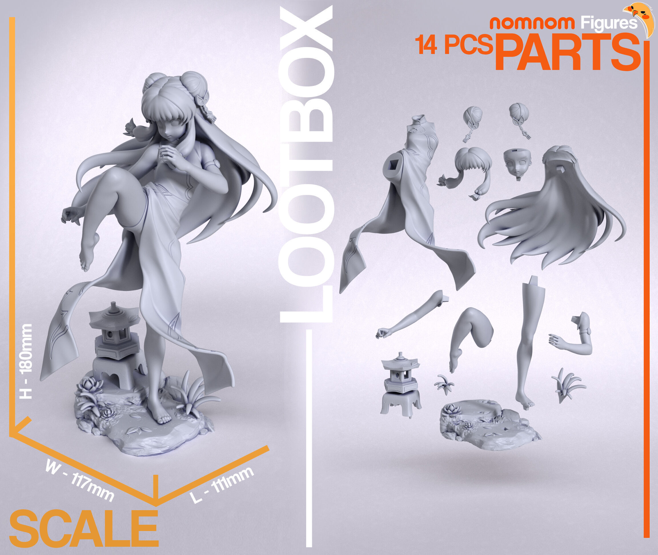 Shampoo - Ranma 3D model 3D printable | CGTrader