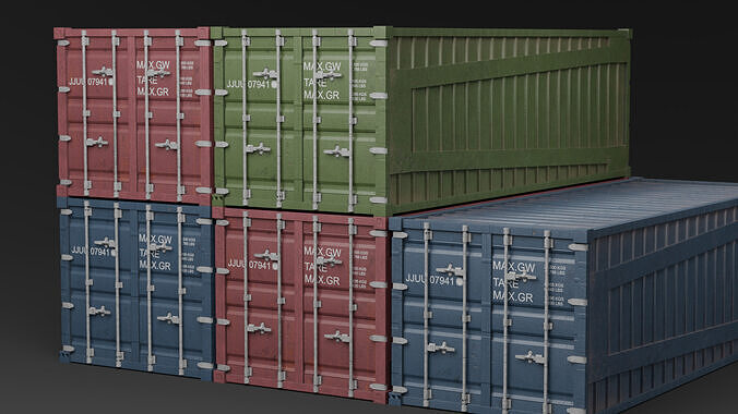 Cyberpunk 2077 Container free VR / AR / low-poly 3D model | CGTrader