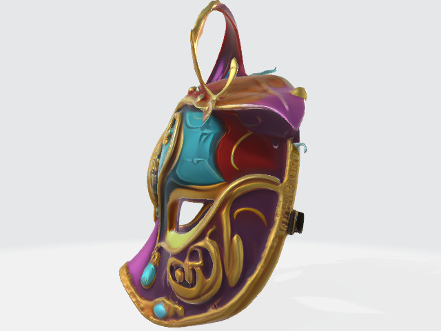 3D model Luxury Venetian Carnival Mask VR / AR / low-poly | CGTrader