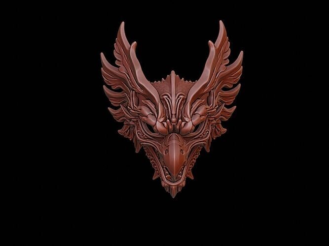 Phoenix Mask 3d Printing 3D model 3D printable | CGTrader