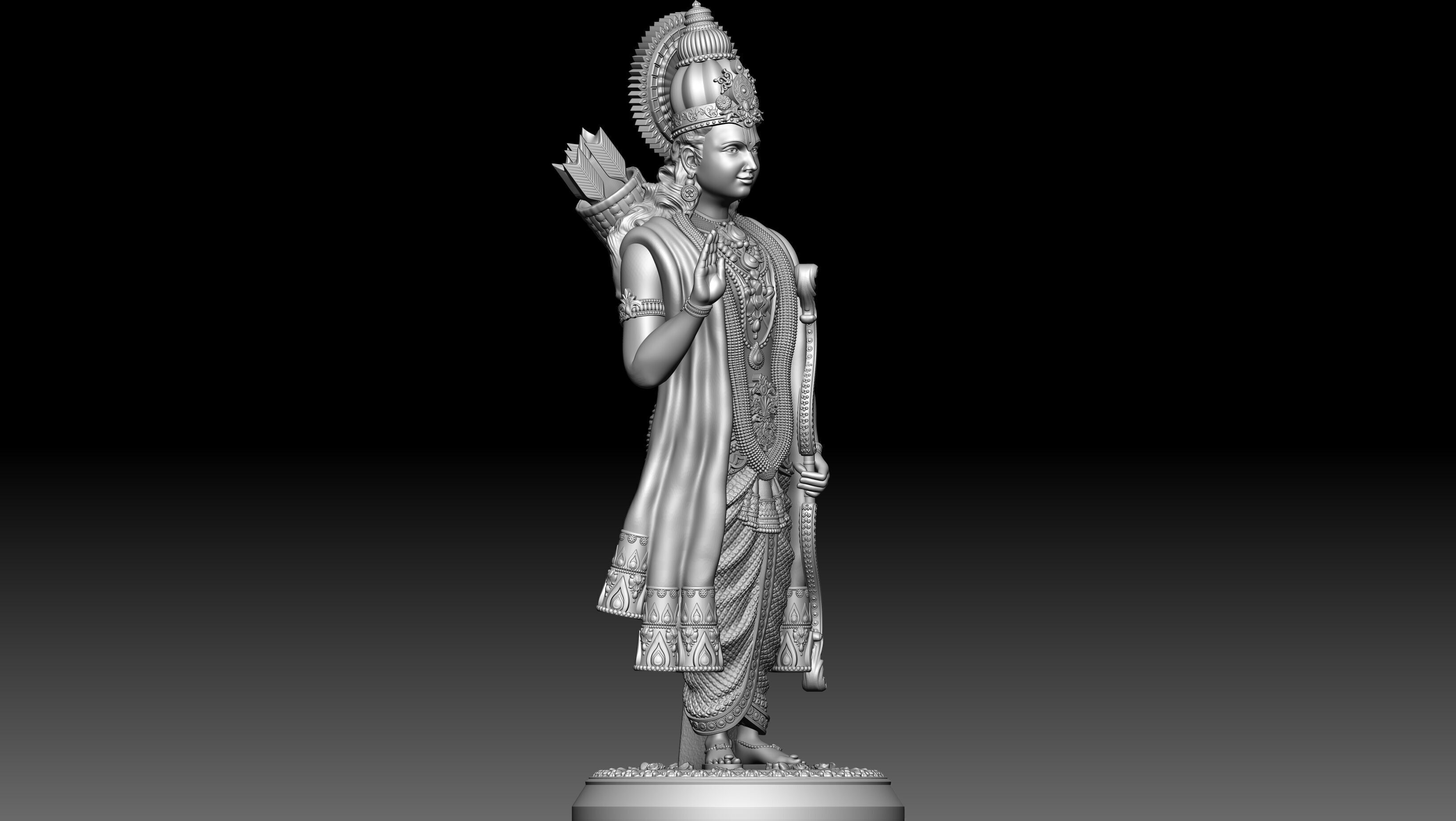 Ram ji Sita ji 3d Print Model 3D model 3D printable | CGTrader