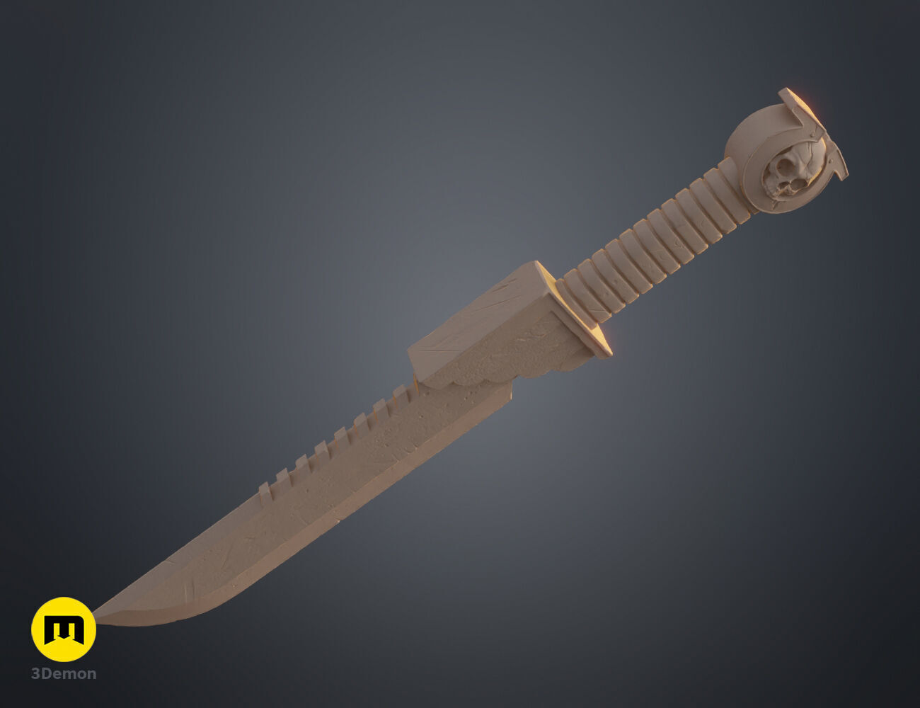 Titus Combat Knife - Secret Level free 3D model 3D printable | CGTrader