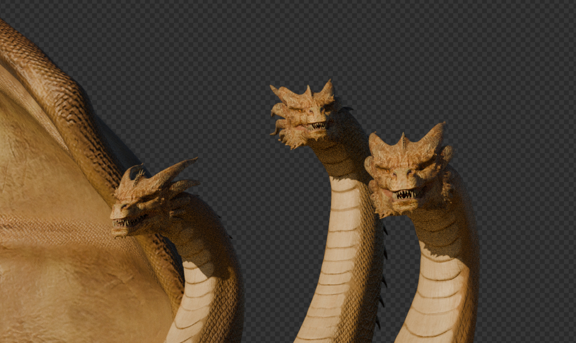 King Ghidorah Free Model free VR / AR / low-poly 3D model rigged | CGTrader