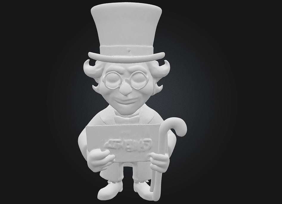 Willy Wonka 3D Printable Stylized Caricature 3D model 3D printable ...