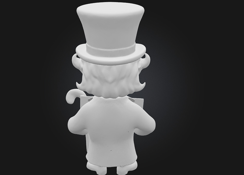 Willy Wonka 3D Printable Stylized Caricature 3D model 3D printable ...