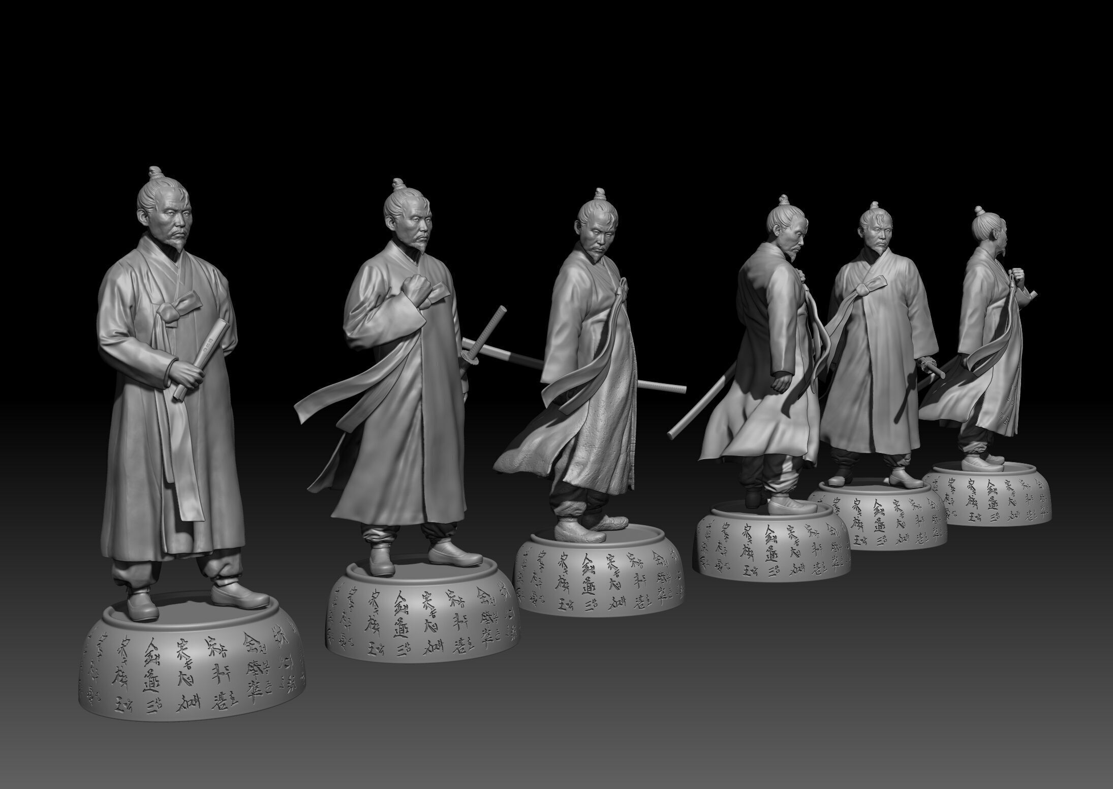 Korean People s Revolt General Jeon Bong-jun 3D model 3D printable | CGTrader