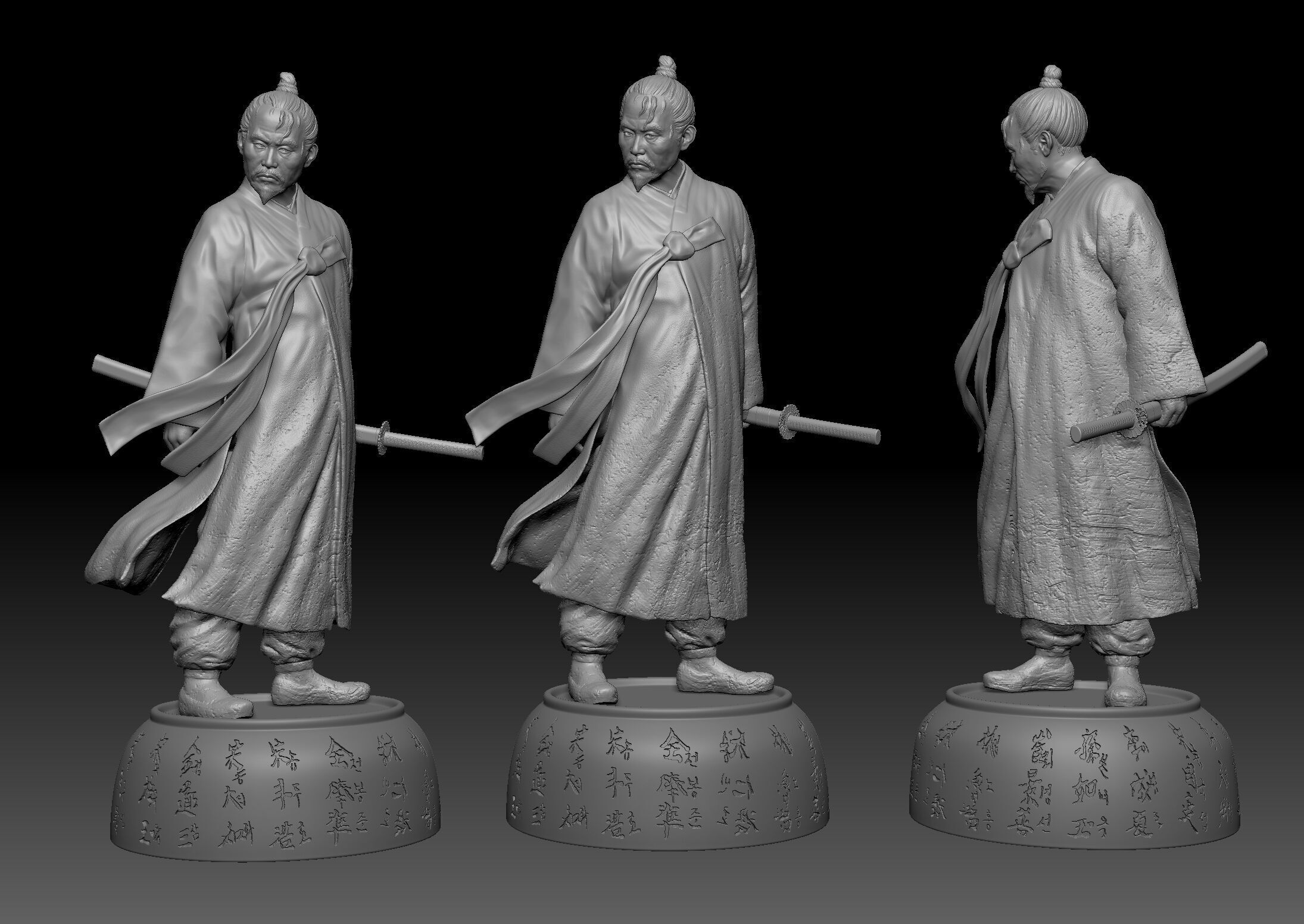 Korean People s Revolt General Jeon Bong-jun 3D model 3D printable ...