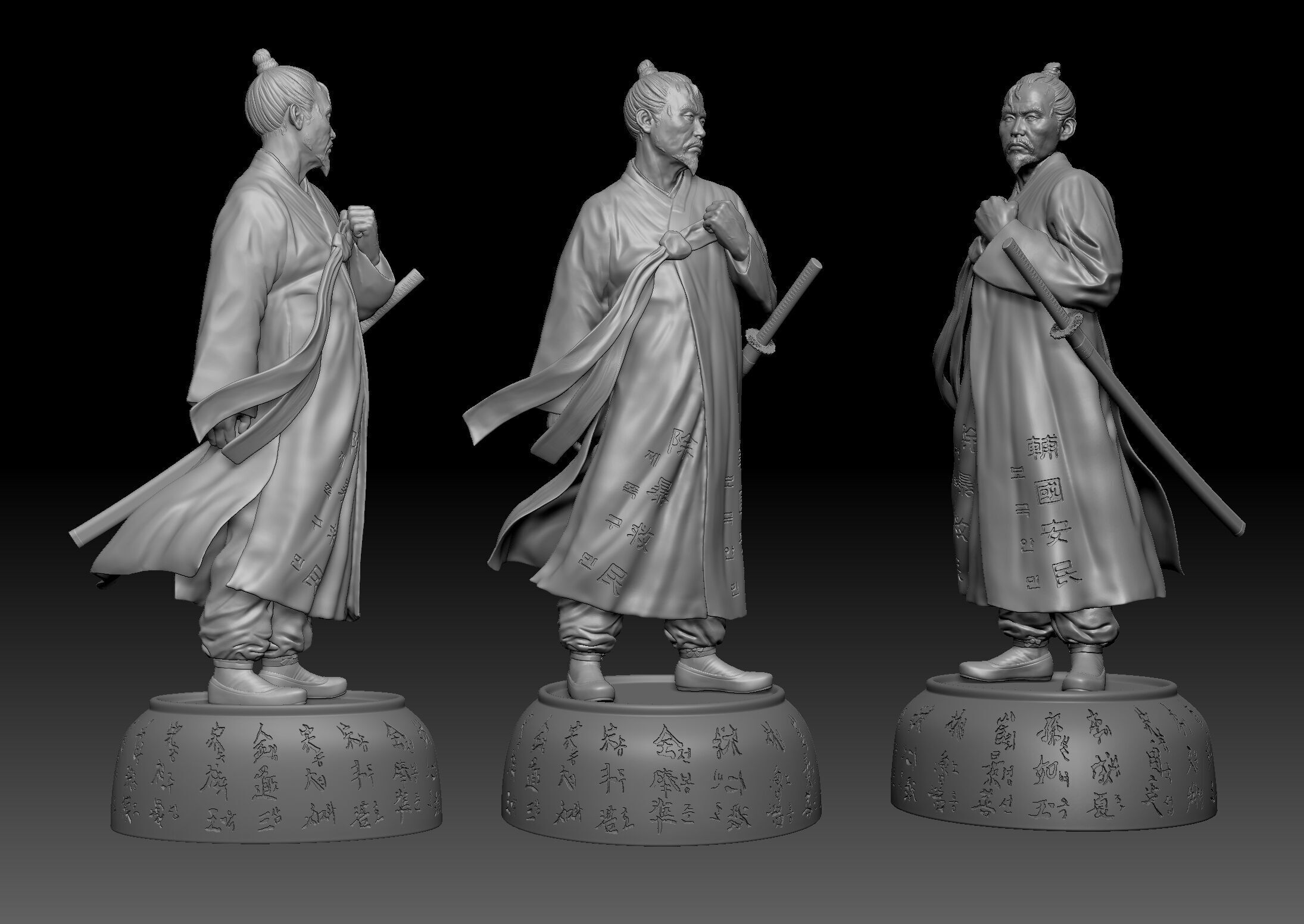 Korean People s Revolt General Jeon Bong-jun 3D model 3D printable ...