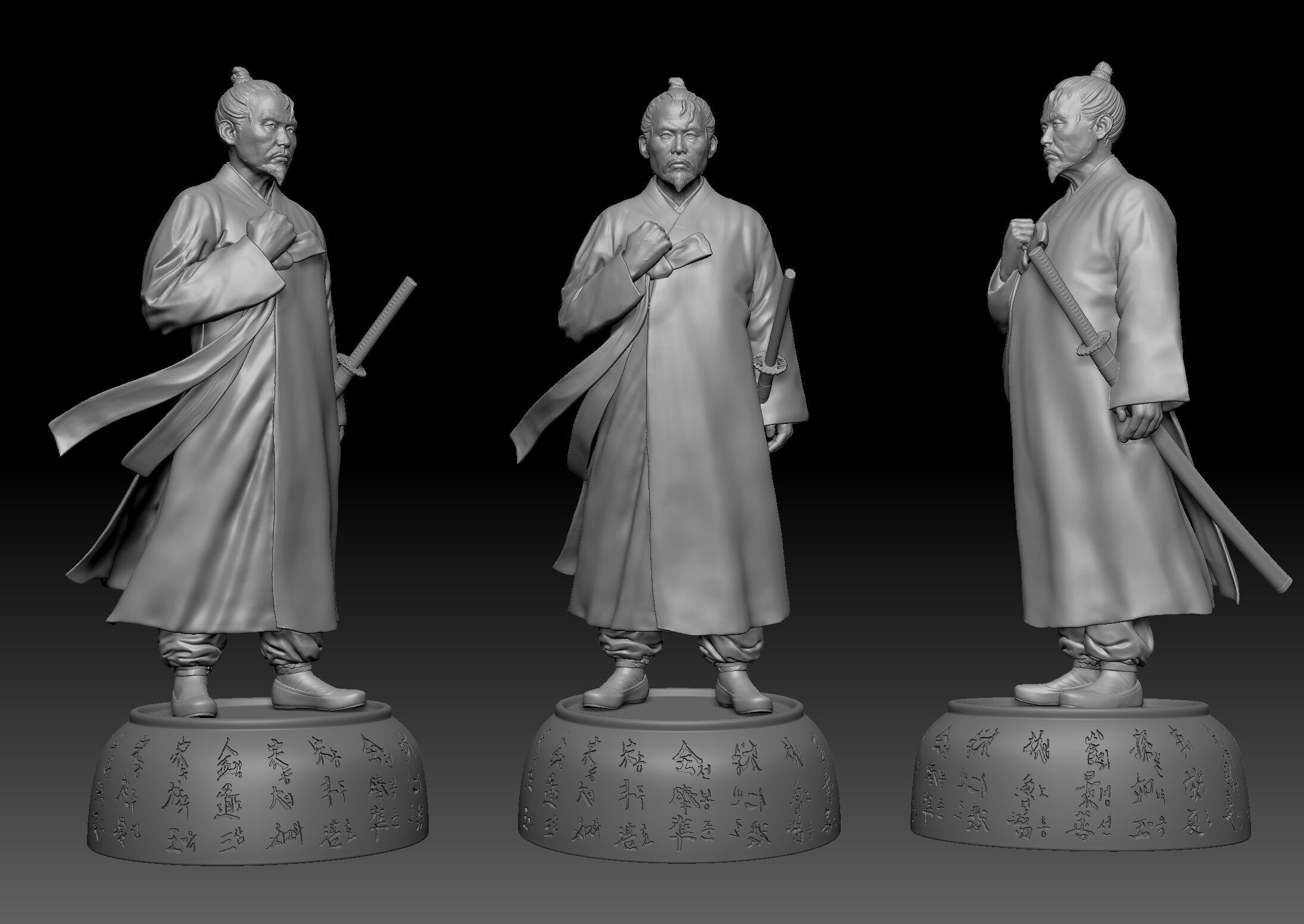 Korean People s Revolt General Jeon Bong-jun 3D model 3D printable ...