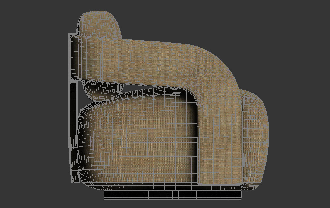 MODEL SOFA ARMCHAIR FABRIC 3D DOWNLOAD free 3D model | CGTrader