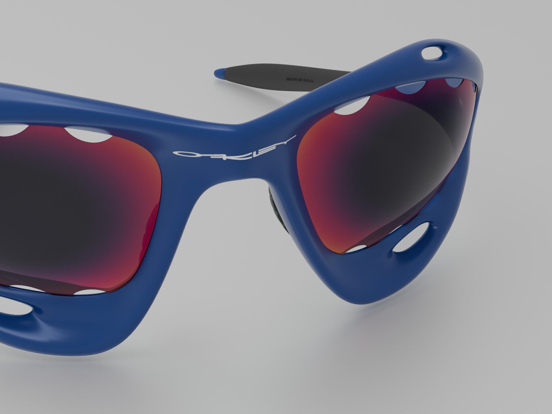 Oakley Racing Jacket sunglasses 3D model | CGTrader