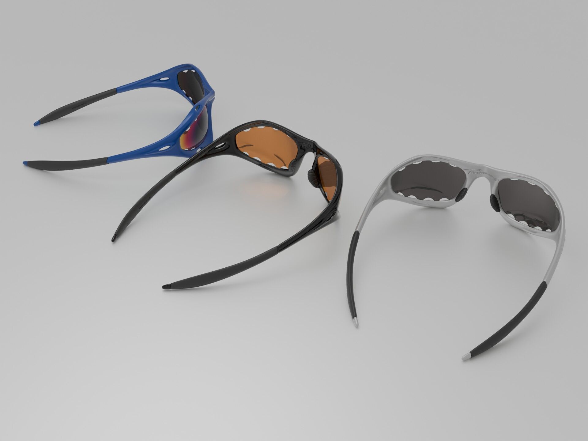 Oakley Racing Jacket sunglasses 3D model | CGTrader
