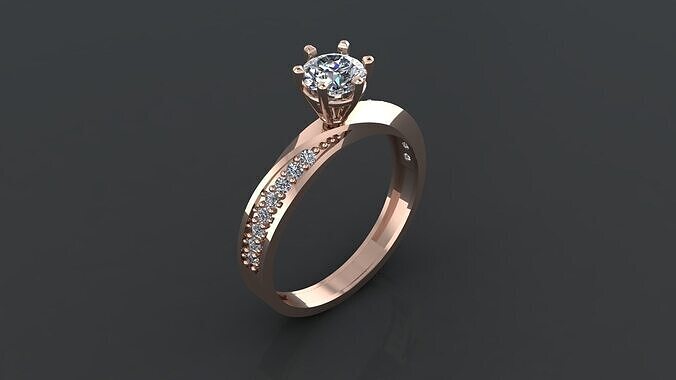wedding ring 3D model | CGTrader