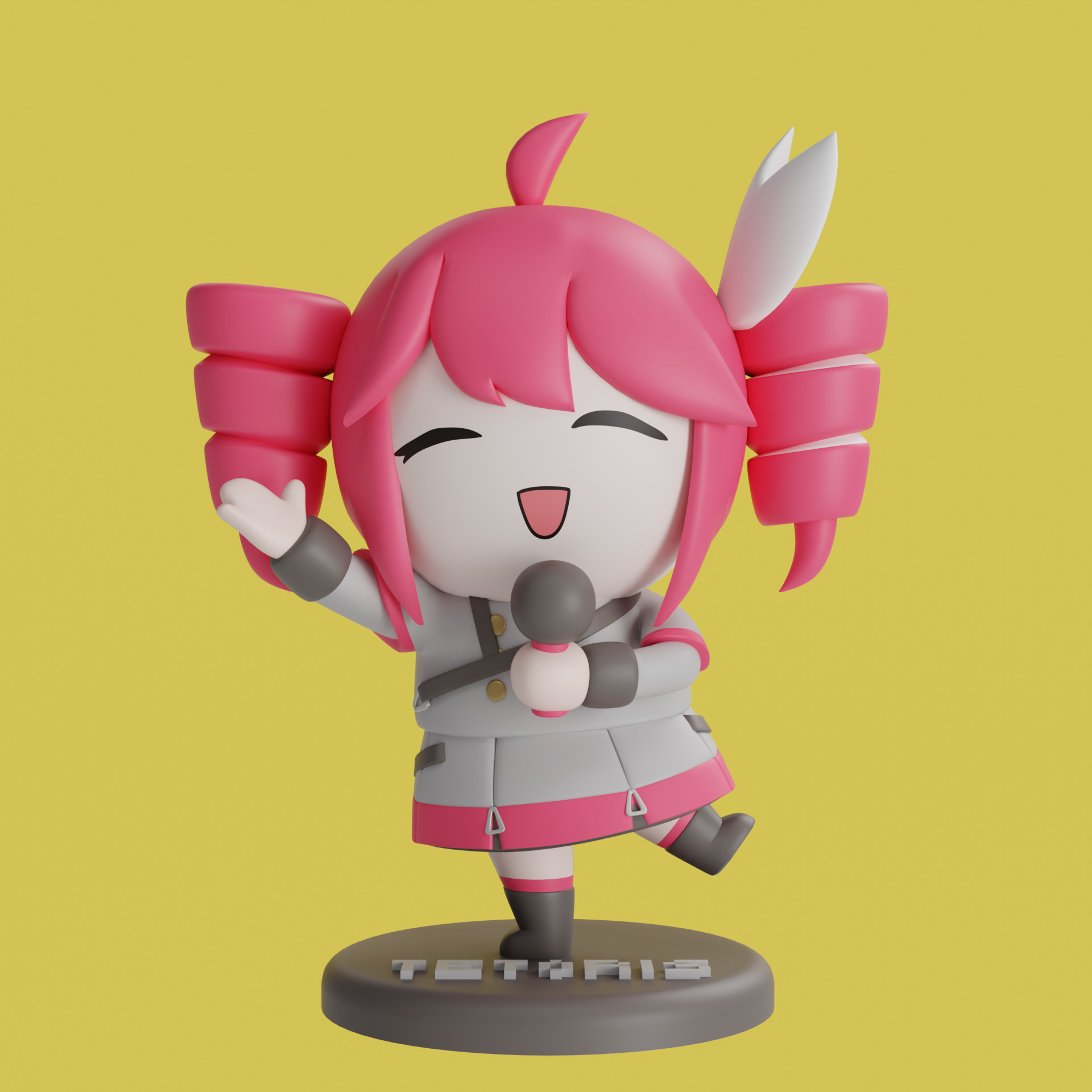 Kasane Teto - Tetoris 3D model 3D printable | CGTrader