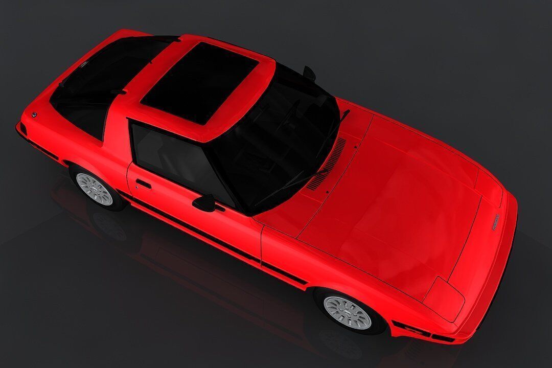 3D model Mazda RX-7 1985 VR / AR / low-poly | CGTrader