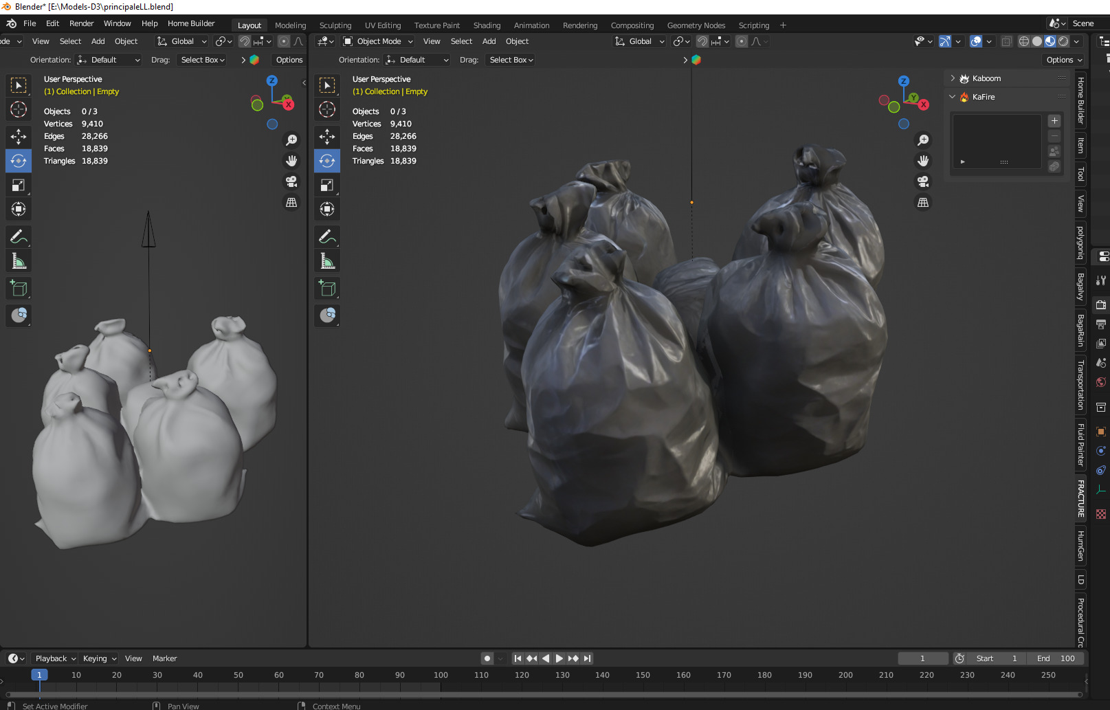 Garbage Bag free VR / AR / low-poly 3D model | CGTrader