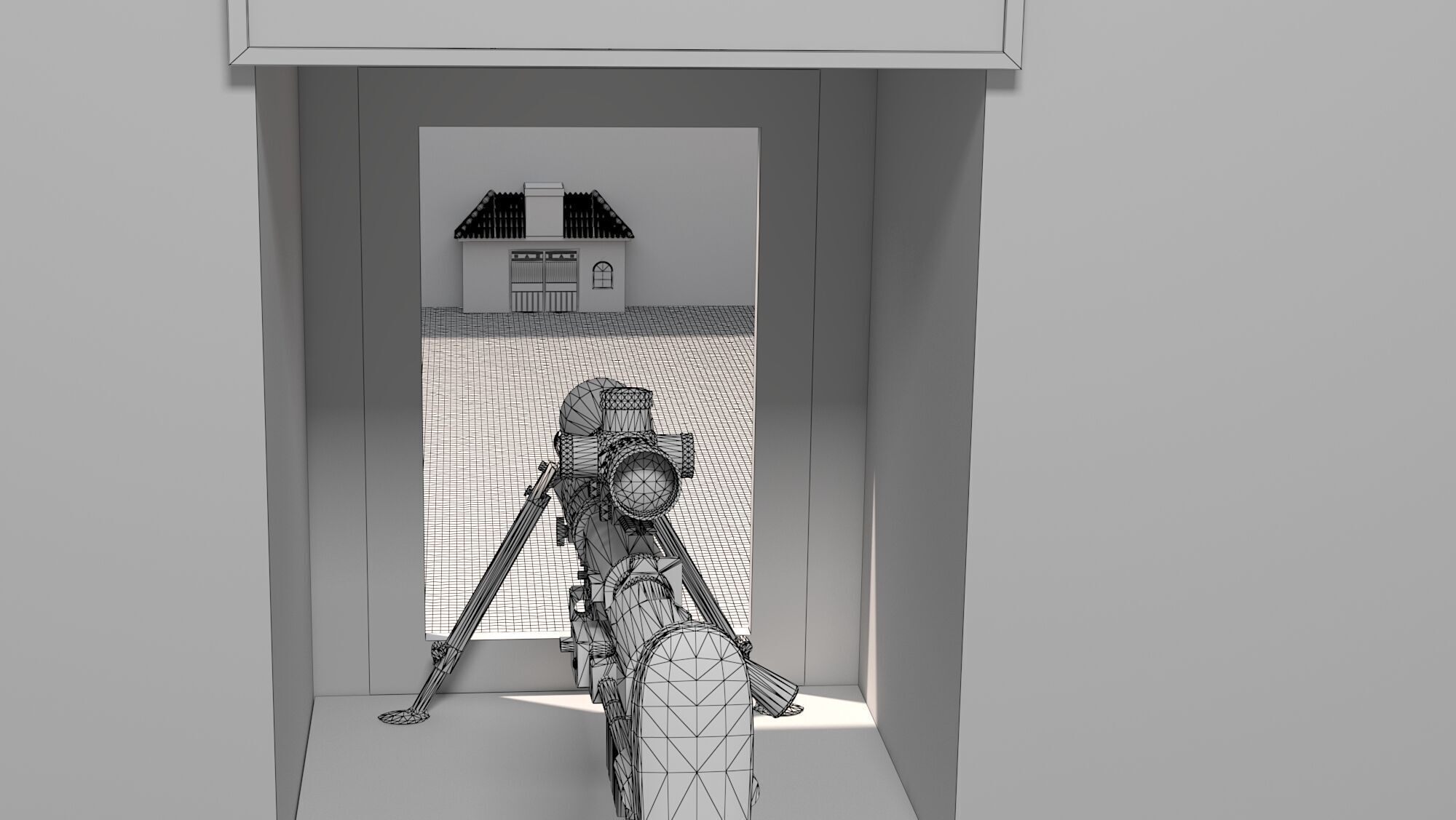 Squid Game 123 doll game scene 3D model | CGTrader