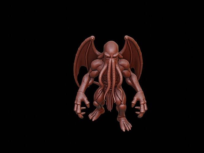 Cthulhu Figure 3D model 3D printable | CGTrader