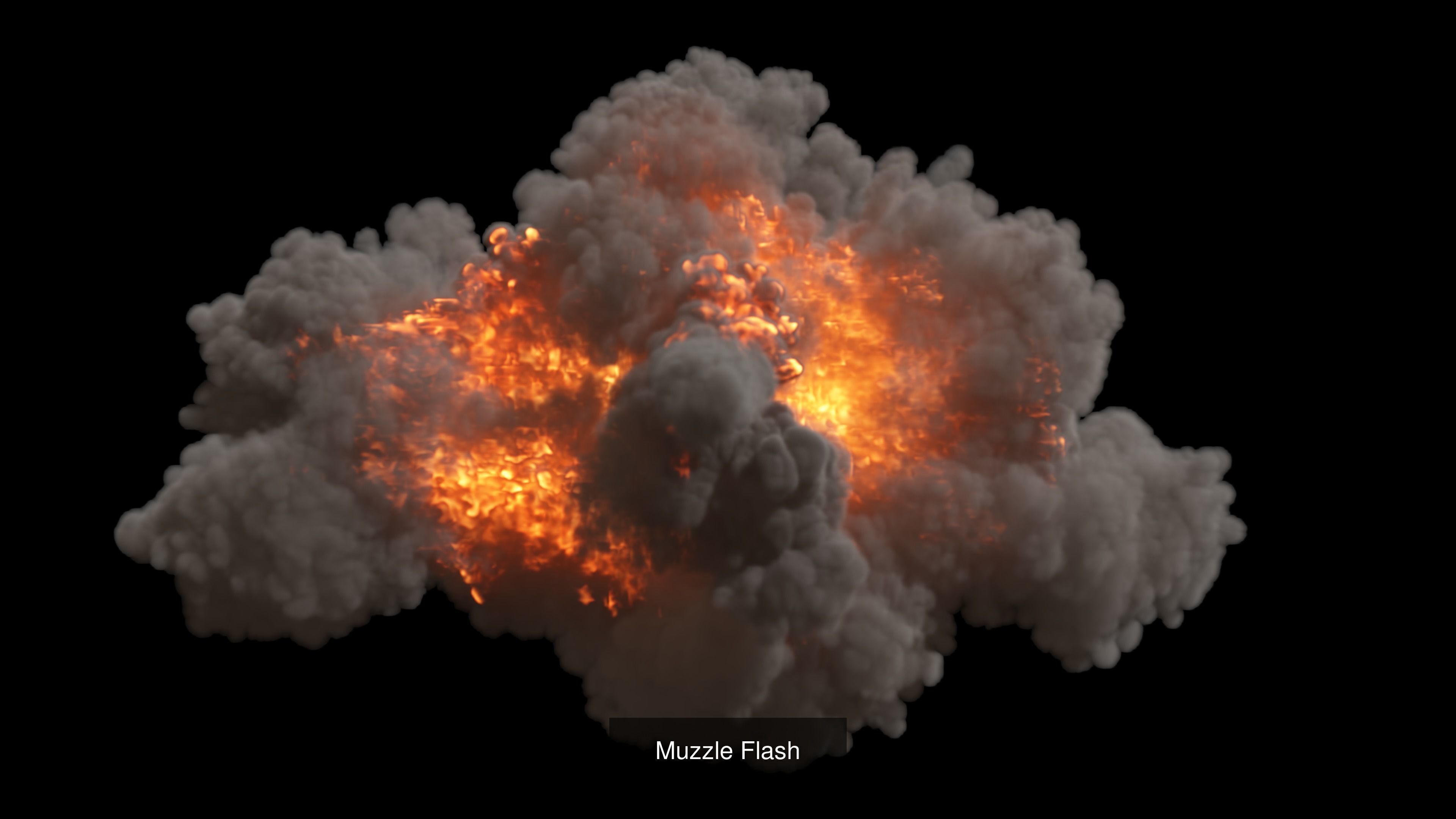 25 VFX Models 3D and Animated Explosions Fire and Smoke 3D Model ...