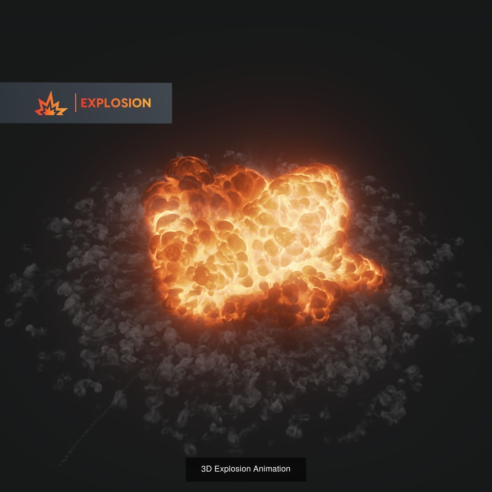 25 VFX Models 3D and Animated Explosions Fire and Smoke 3D Model ...