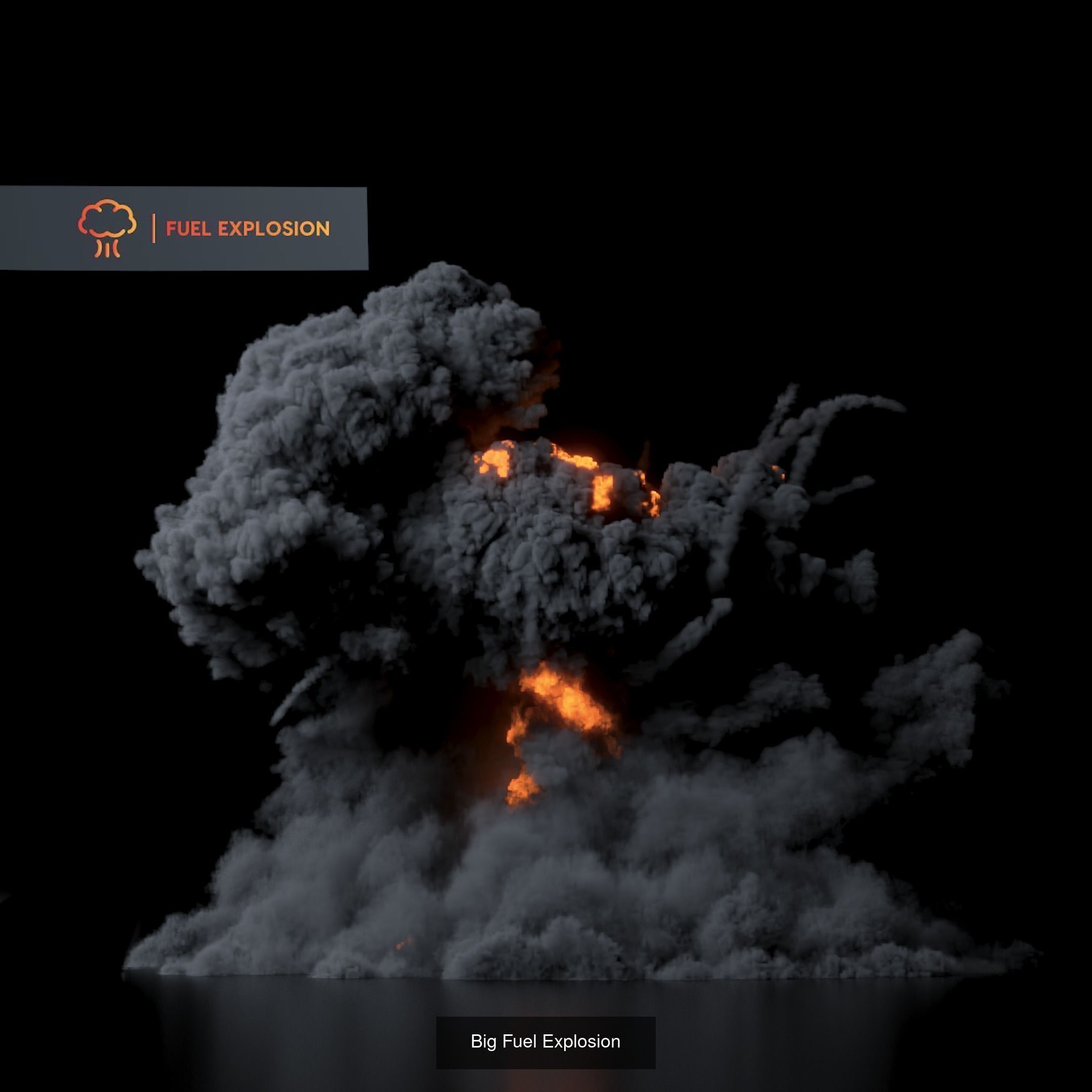 25 VFX Models 3D and Animated Explosions Fire and Smoke 3D Model ...