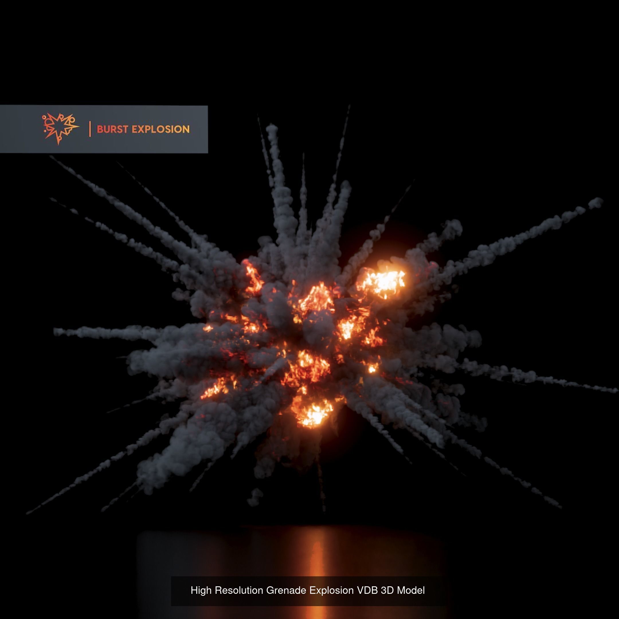 25 VFX Models 3D and Animated Explosions Fire and Smoke 3D Model ...