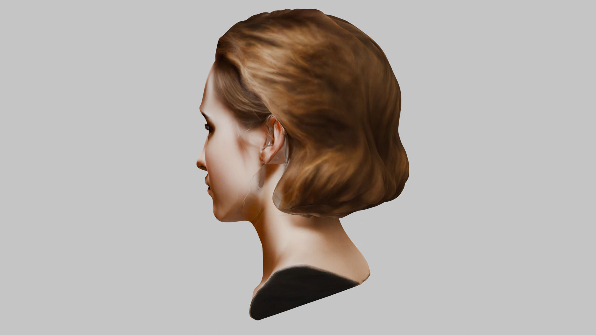 3D model Emma Watson Head Bust VR / AR / low-poly | CGTrader
