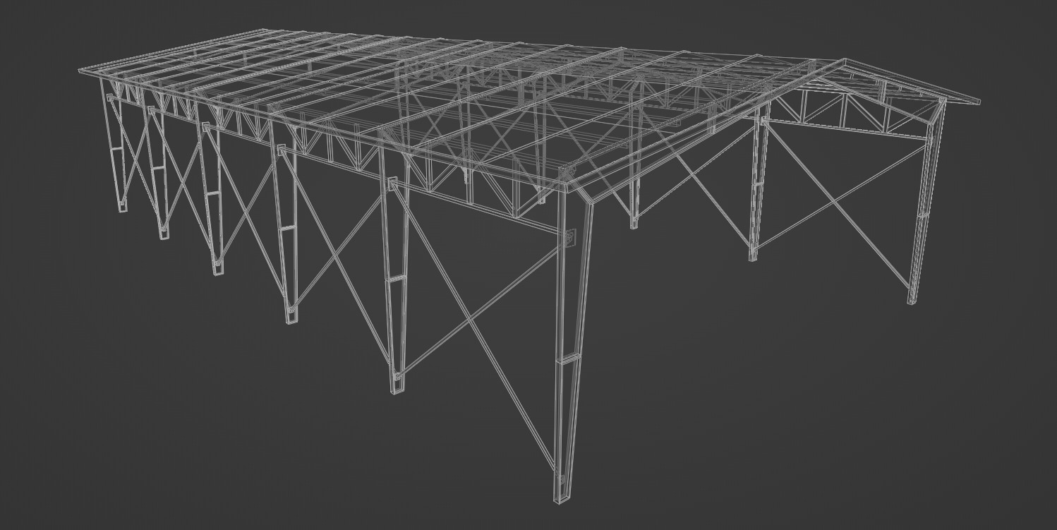 Hangar 3d model free VR / AR / low-poly 3D model | CGTrader