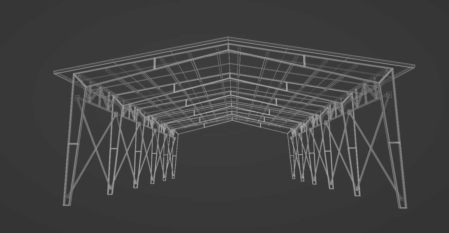 Hangar 3d model free VR / AR / low-poly 3D model | CGTrader