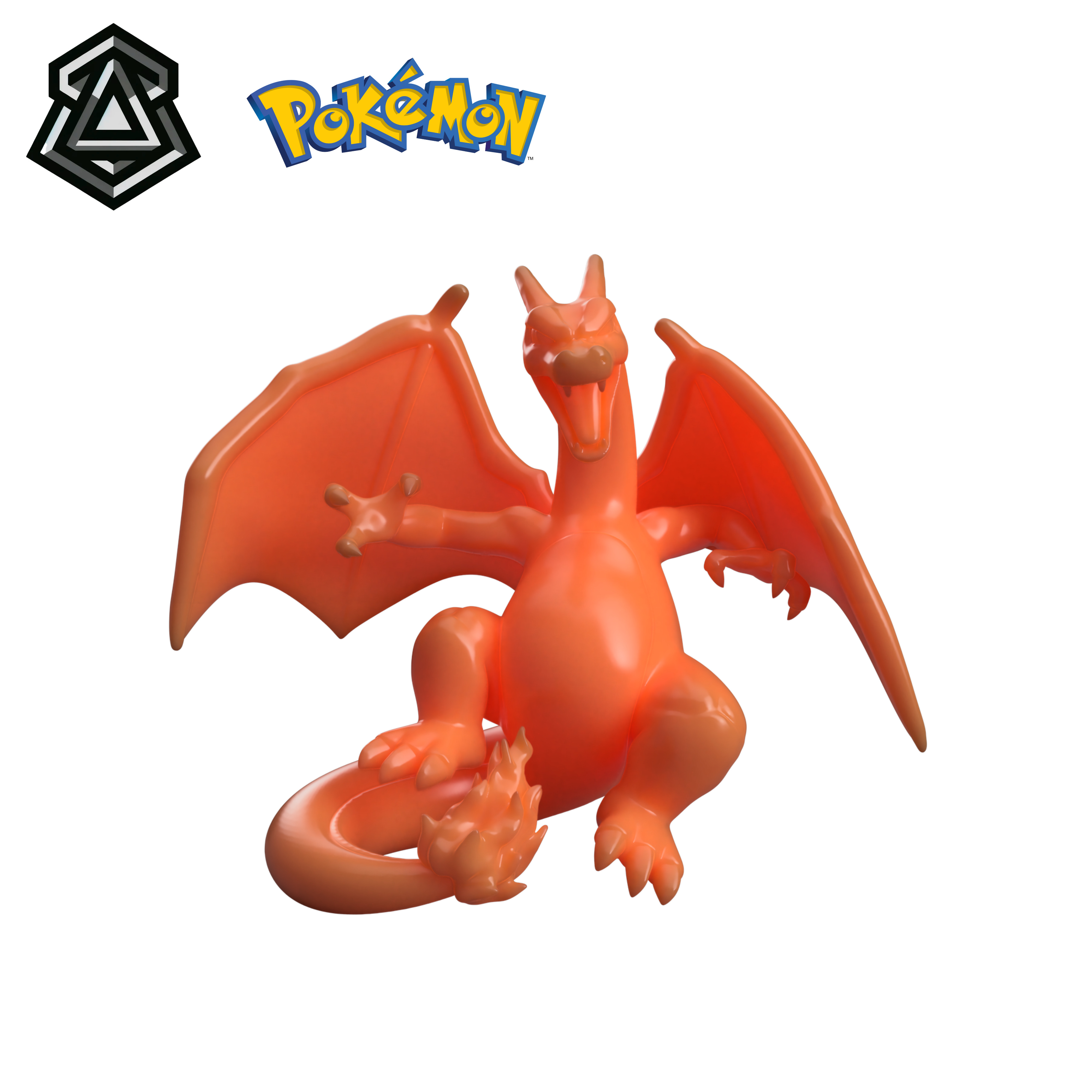 CHARIZARD STL POKEMON 3D model 3D printable | CGTrader