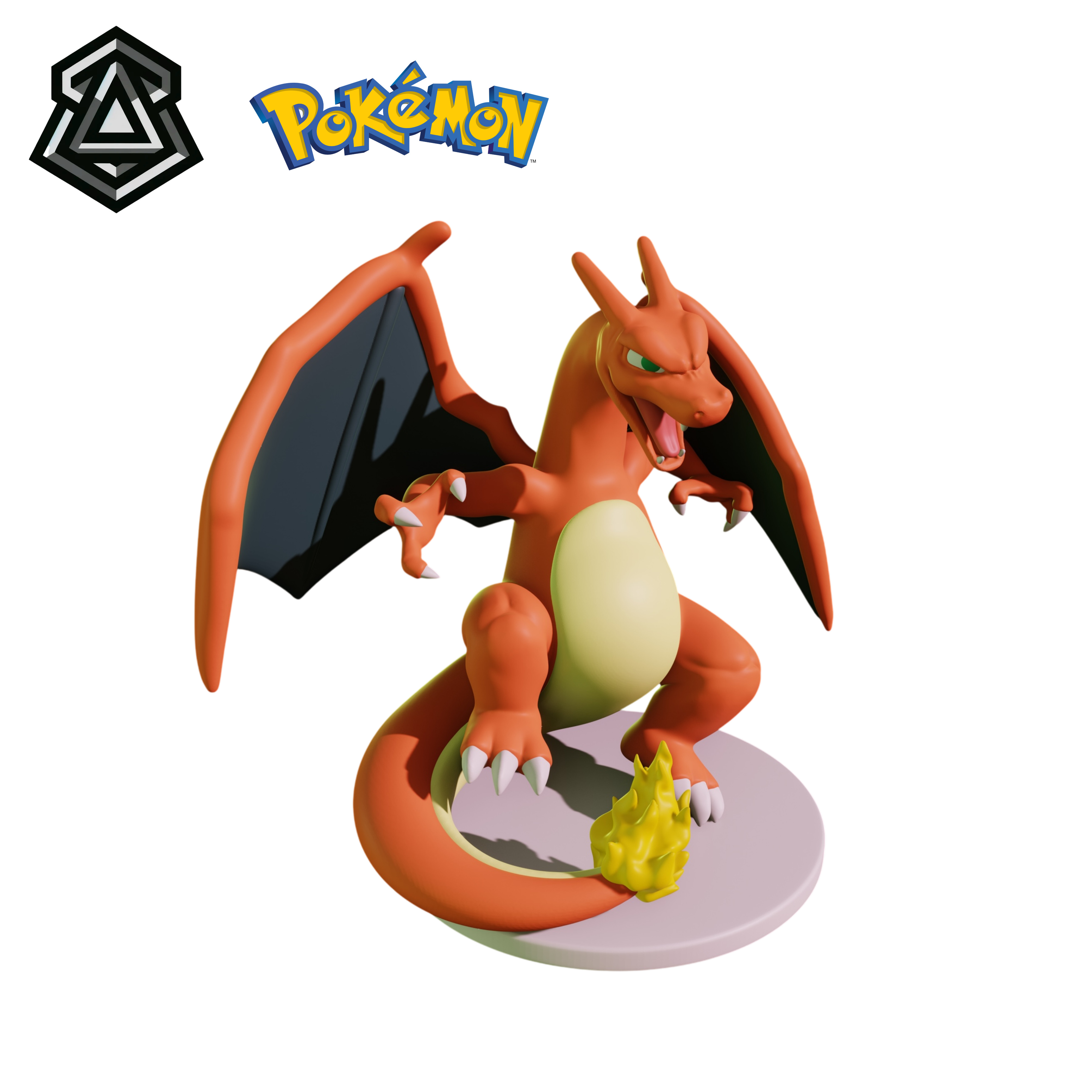 CHARIZARD STL POKEMON 3D model 3D printable | CGTrader