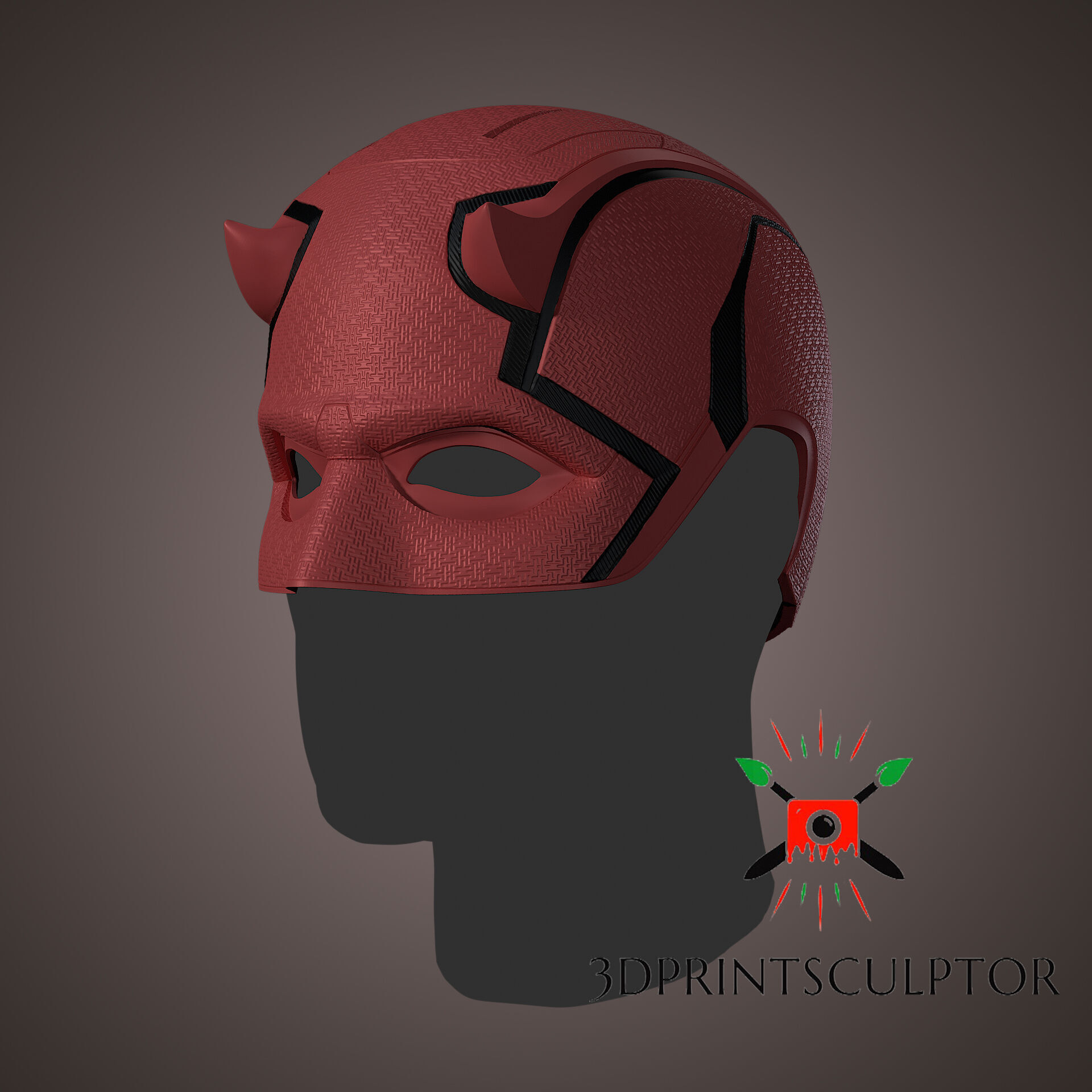Daredevil Born Again Mask Helmet Accurate for Cosplay 3D model 3D ...