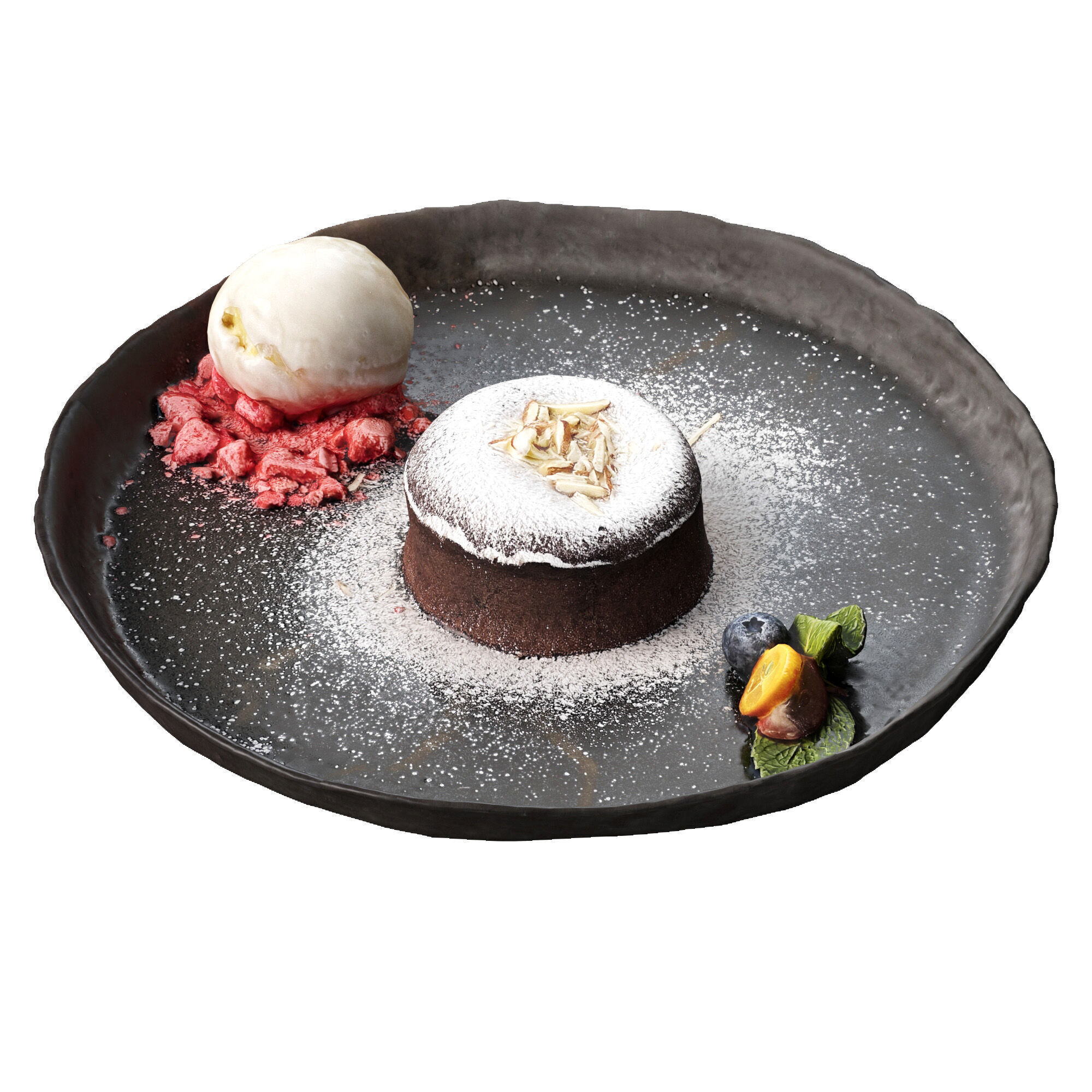 Dessert Fondant 3D model | CGTrader
