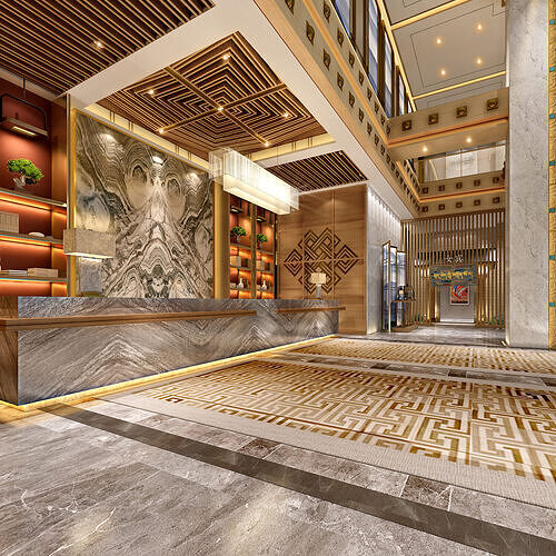 Reception 6 3D model | CGTrader