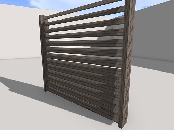 Louvers free VR / AR / low-poly 3D model | CGTrader