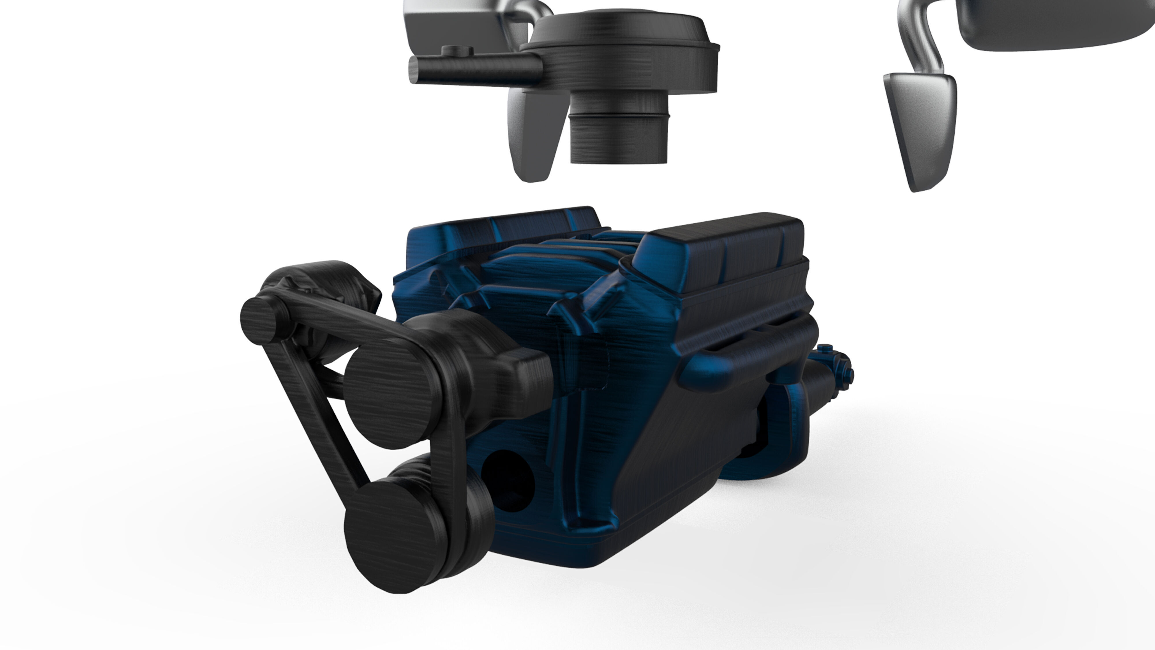 Free Engine and Mirror for Chevy G10 Van 3D printable STL model free 3D ...