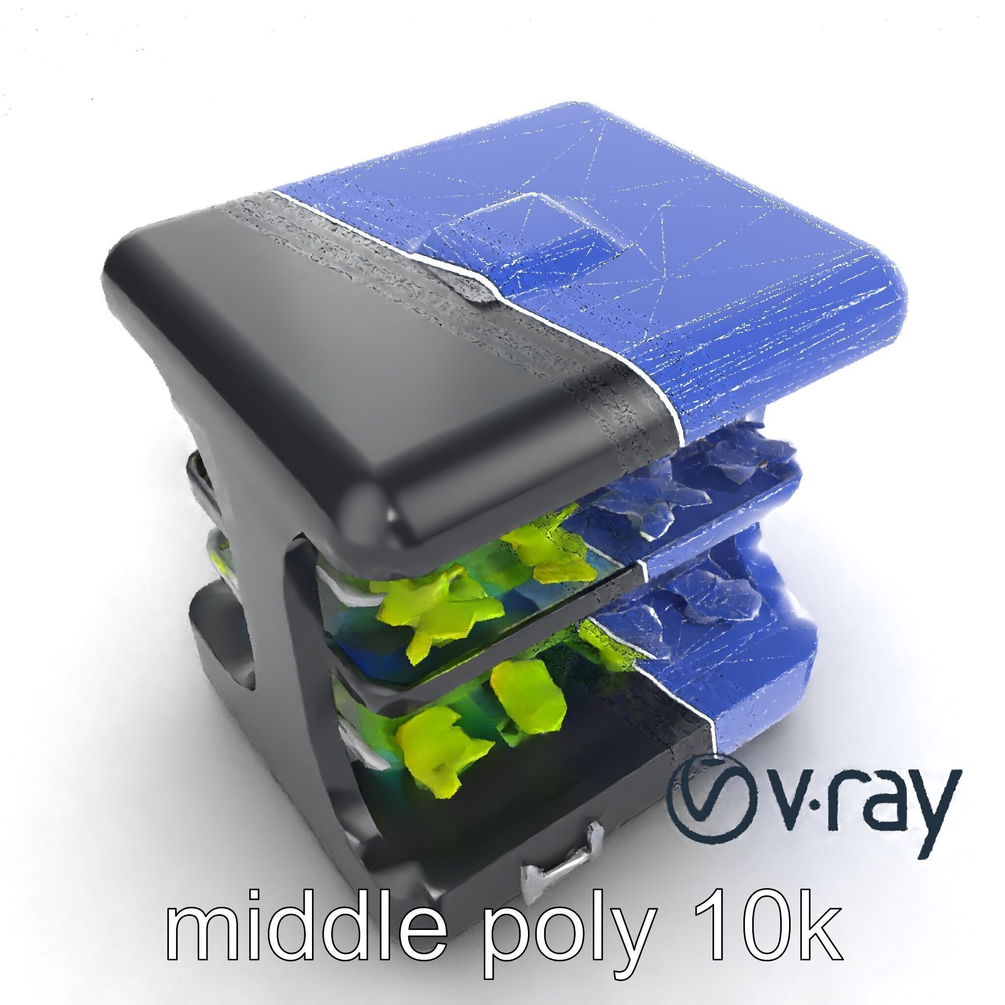 3D model Urban Farming Module AI-Driven Nutrient LED model pack VR / AR ...