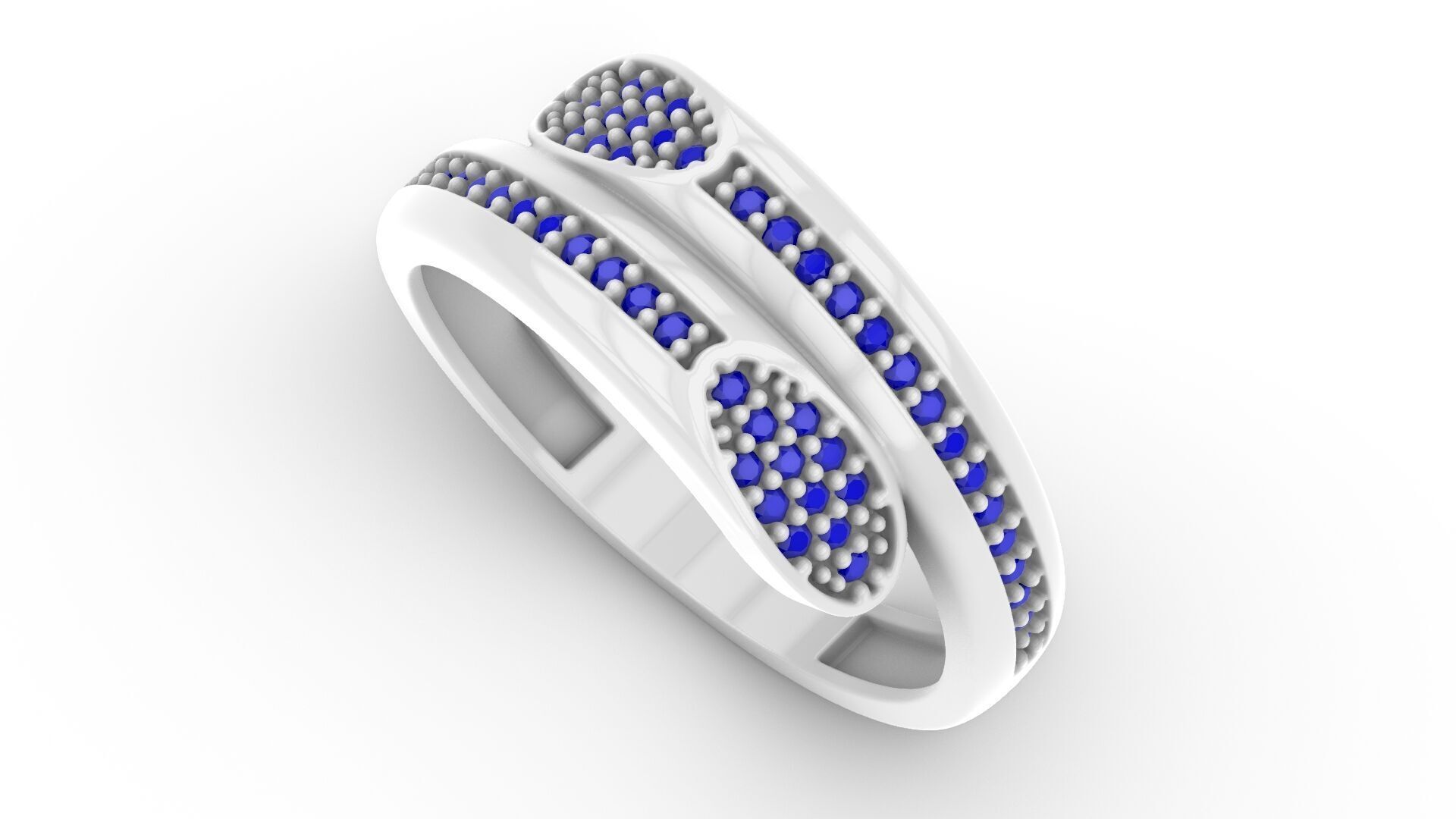 Jewelry Diamond Ring Model RG96 free 3D model 3D printable | CGTrader