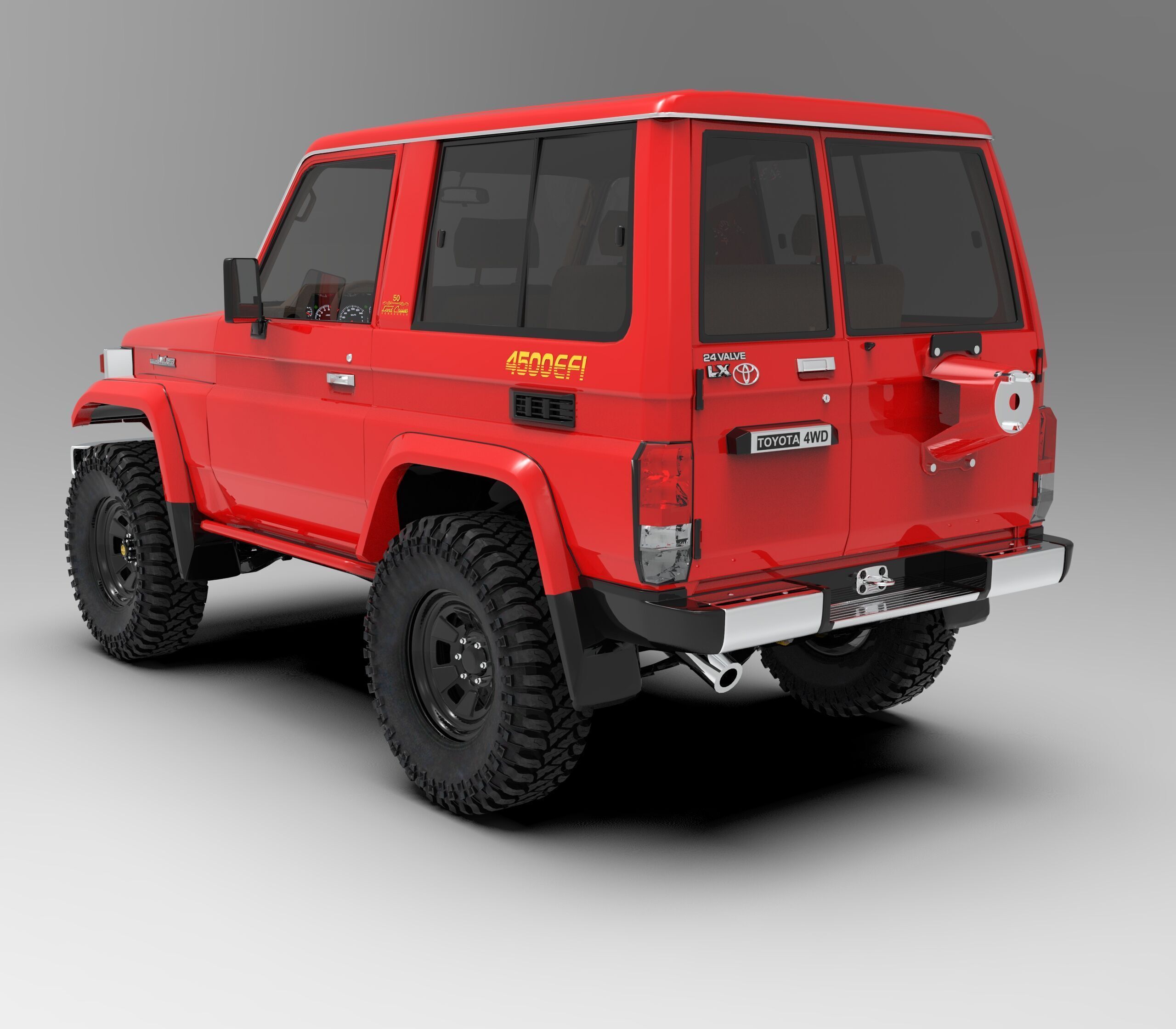Toyota Land Cruiser J70 3D model | CGTrader