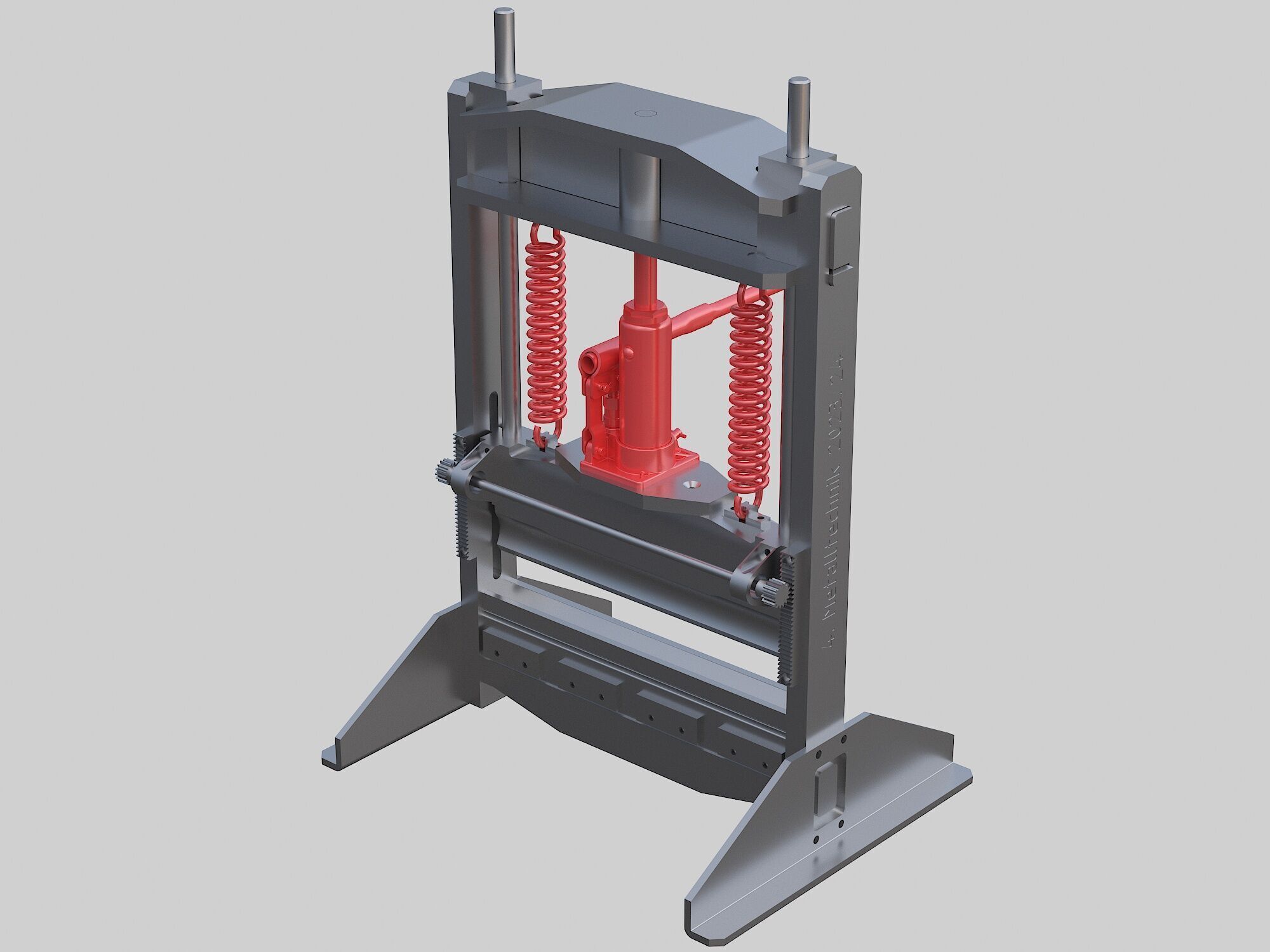 Sheet Metal Bending Machine 3D model | CGTrader