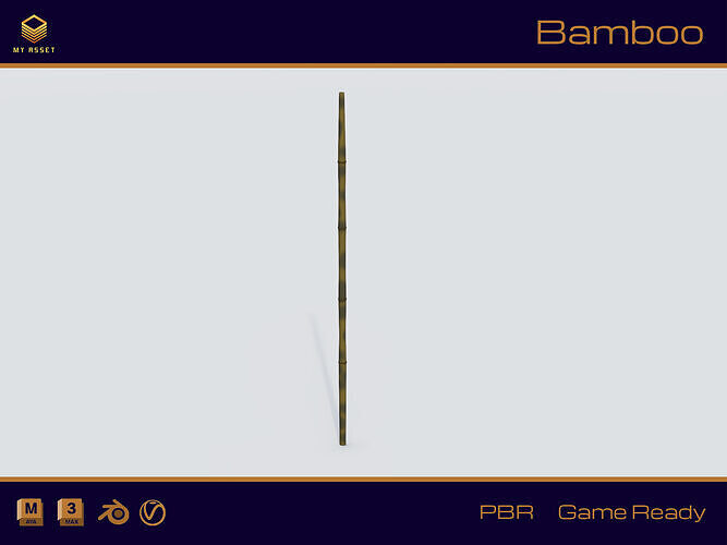 3D model Bamboo VR / AR / low-poly | CGTrader