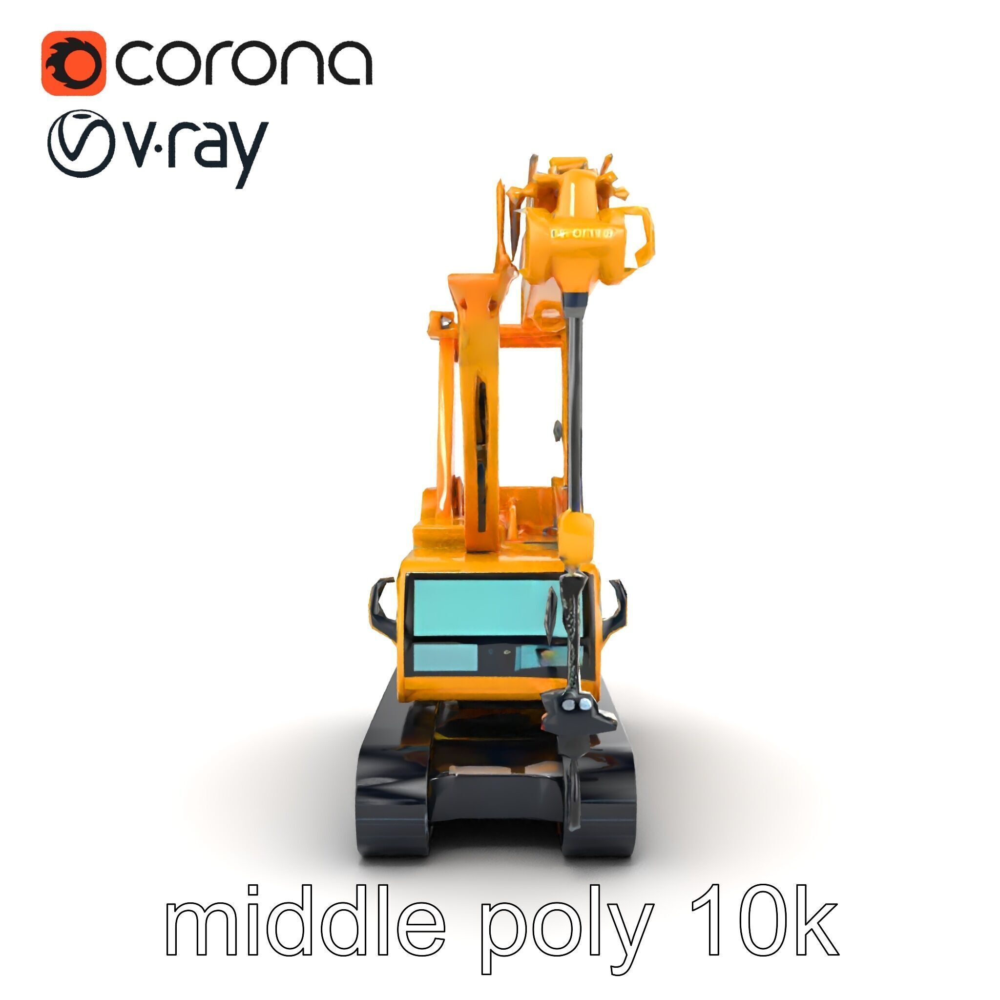 3D model Industrial Stacker Crane Apparatus model pack VR / AR / low ...